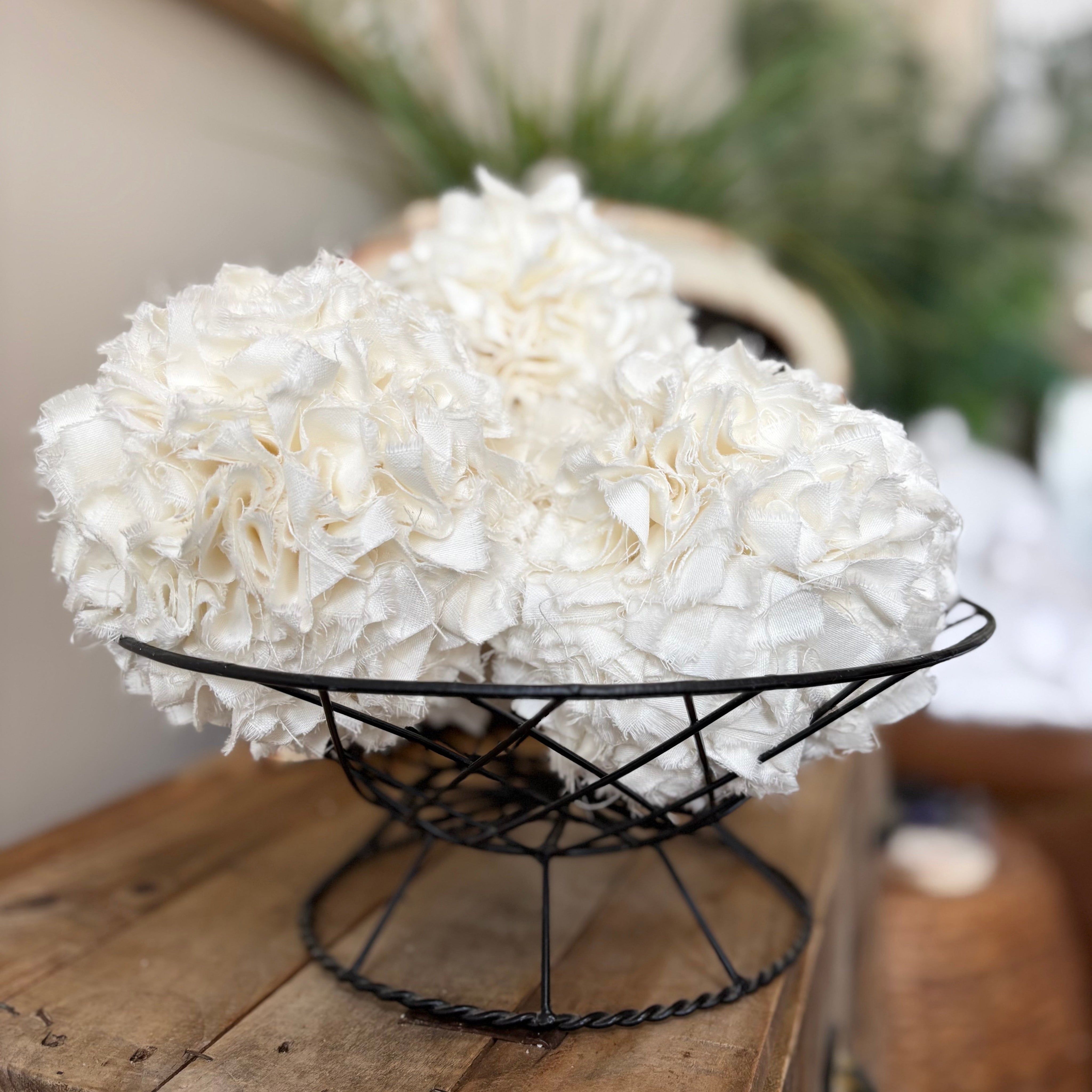Rag Balls Bowl Fillers for Decorating Dough Bowls or Trays – Home Branded