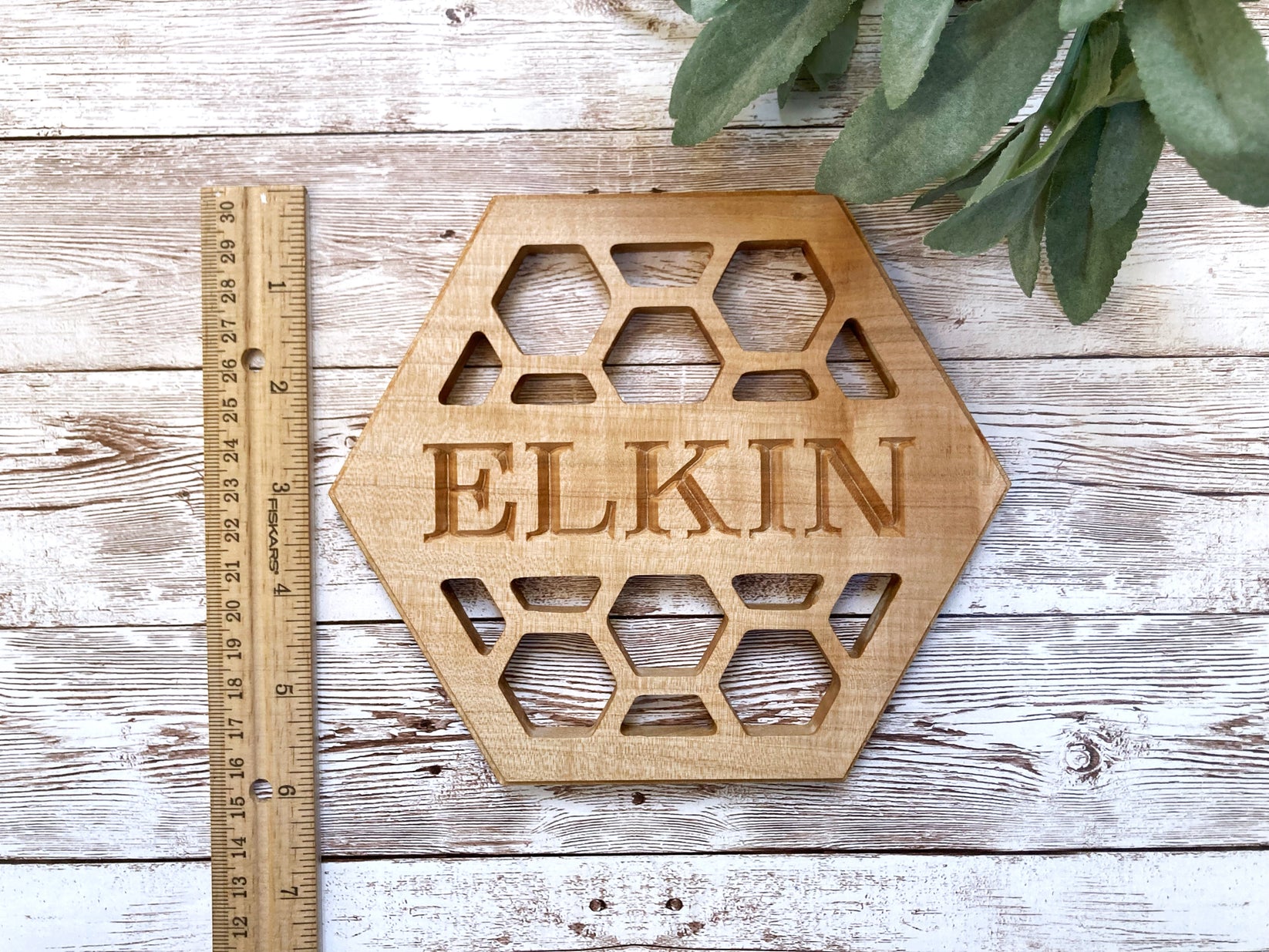 Personalized Honeycomb Trivet for Kitchen Decor & Unique Gift – Home ...