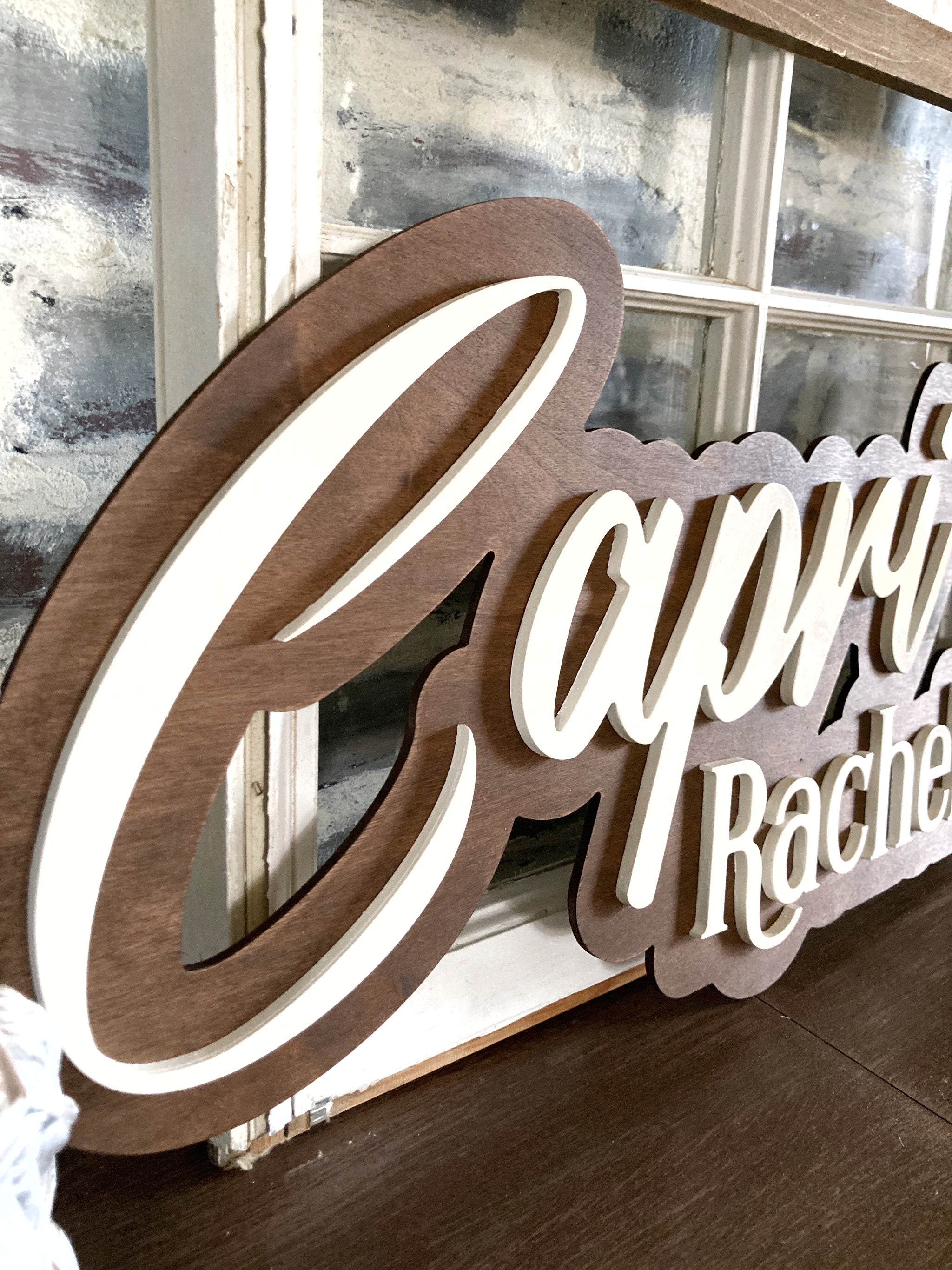 Custom Name Wood Sign – Home Branded